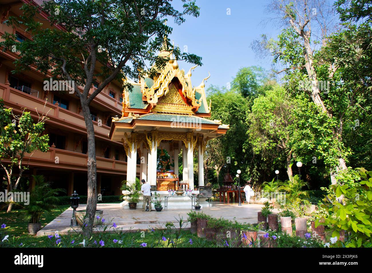 Hindu Vishnu deities god lord in Dhamma practice area for thai ...