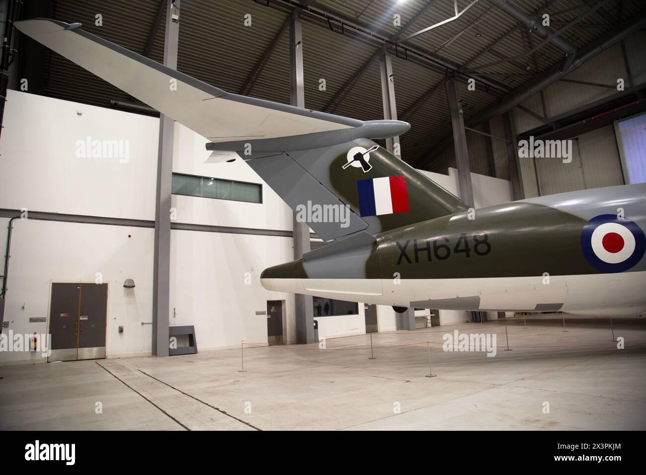 Tail section, markings and squadron badge on a Handley Page Victor B (K ...