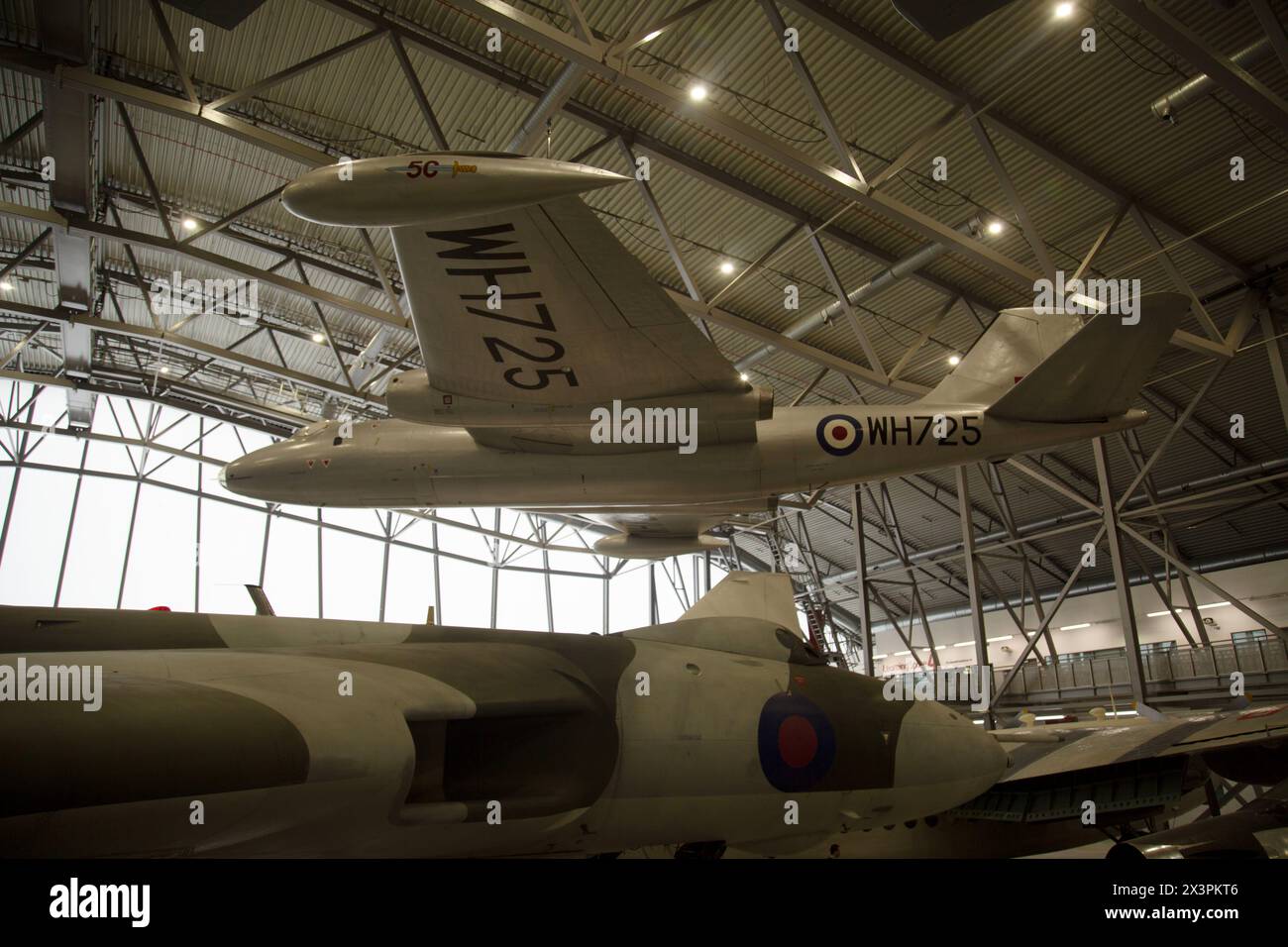 English Electric Canberra B2, WH725 First Generation medium jet Bomber. IWM, Duxford, UK Stock ...