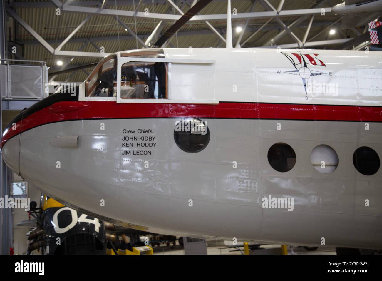 The nose of a Avro York a British civilian transport aircraft ...