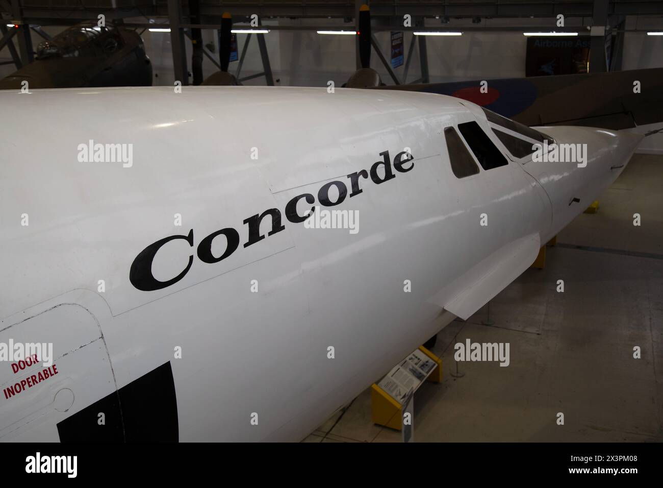 Node of Concorde pre-production development aircraft G-AXDN. Anglo ...