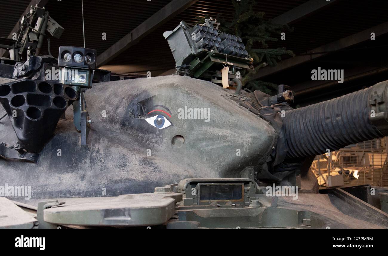All seeing eye markings on British Chieftain Tank. IWM, Duxford, UK ...