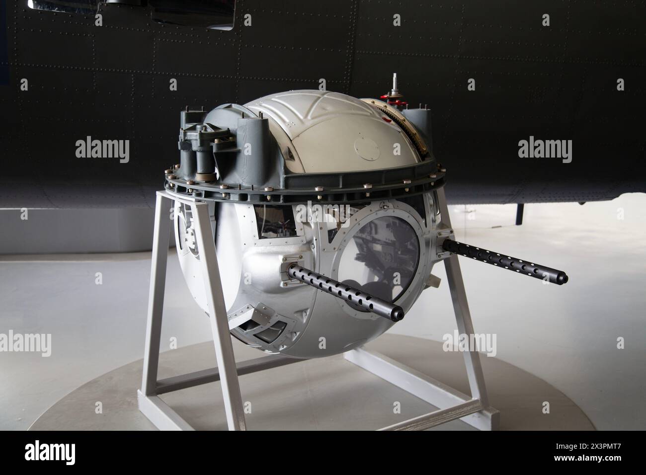 Ball turret from a Boeing B-17 Flying Fortress, American four-engine ...