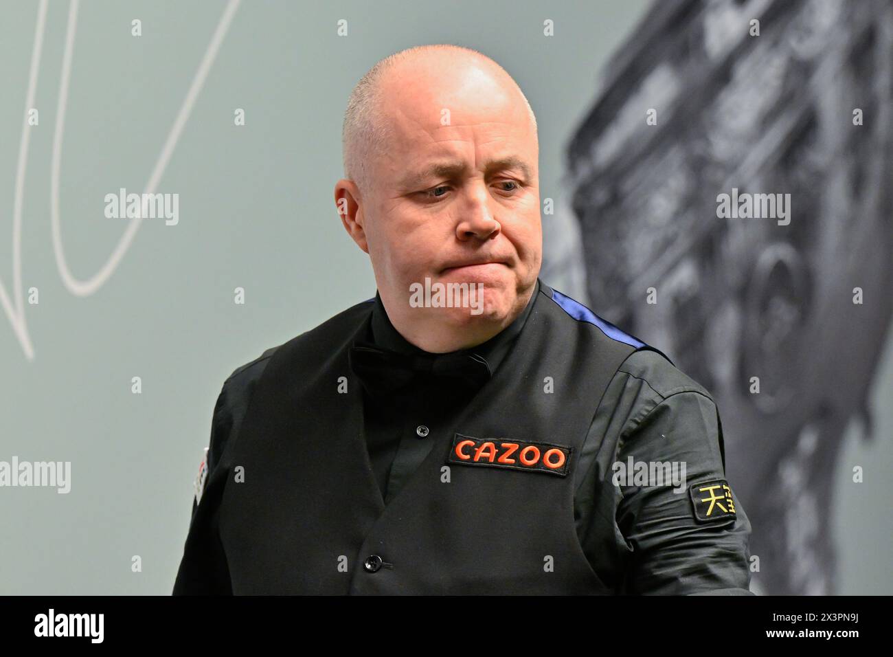 John Higgins, during the Cazoo World Championships 2024 at Crucible ...