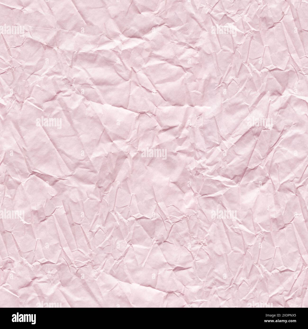 Crumpled paper in light pink color. Seamless texture Stock Photo - Alamy