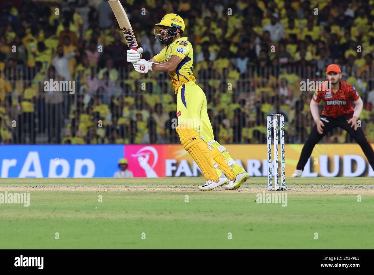 Tata IPL 2024 : Chennai, India. 28th Apr, 2024. Chennai Vs Hyderabad : CSK Vs SRH Chennai Super ...