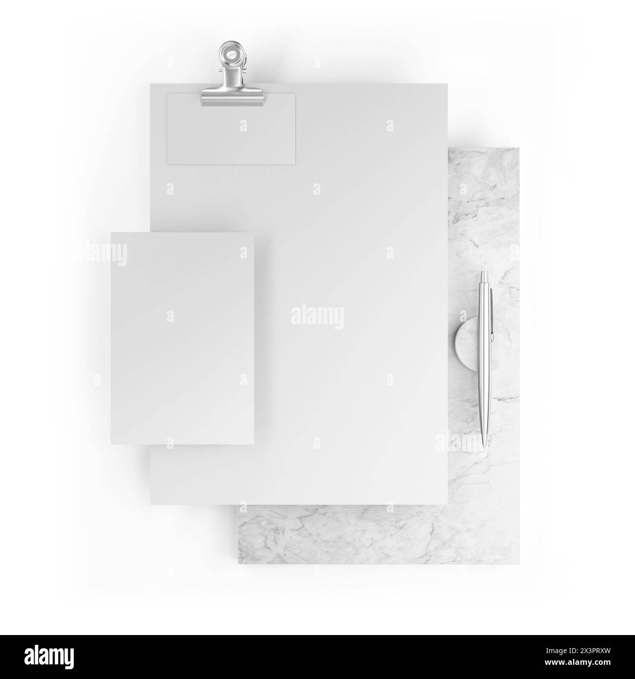 Realistic business card mock Cut Out Stock Images & Pictures - Alamy