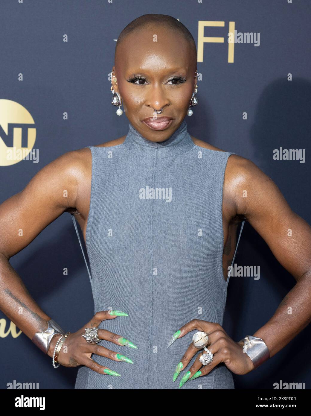 April 27, 2024, Hollywood, California, USA: Cynthia Erivo attends the ...