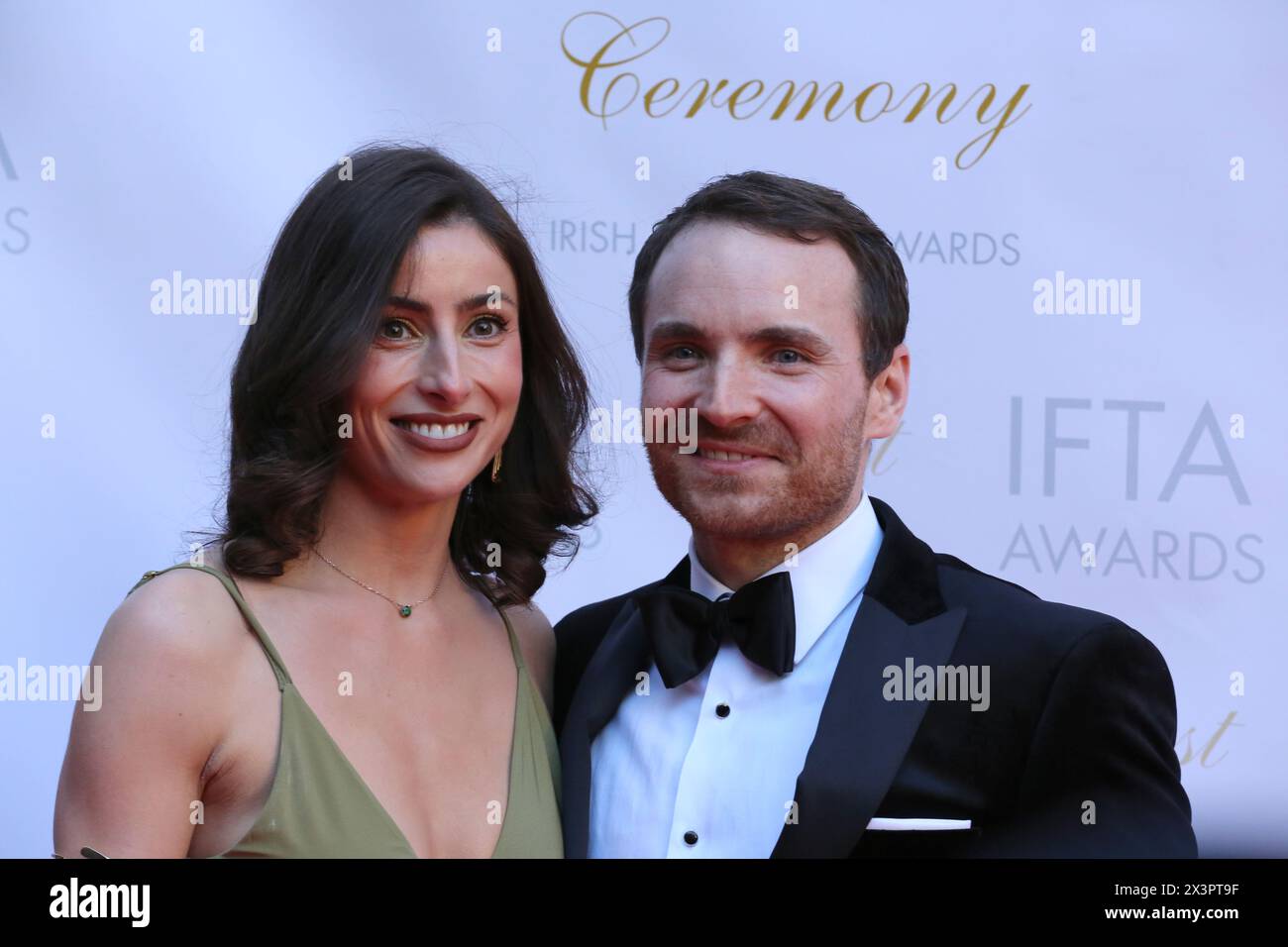 Dublin, Ireland. 20th April 2024. Megan Osborne and Martin McCann ...