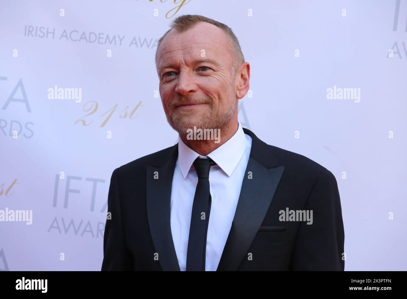 Dublin, Ireland. 20th April 2024. Richard Dormer arriving on the red ...