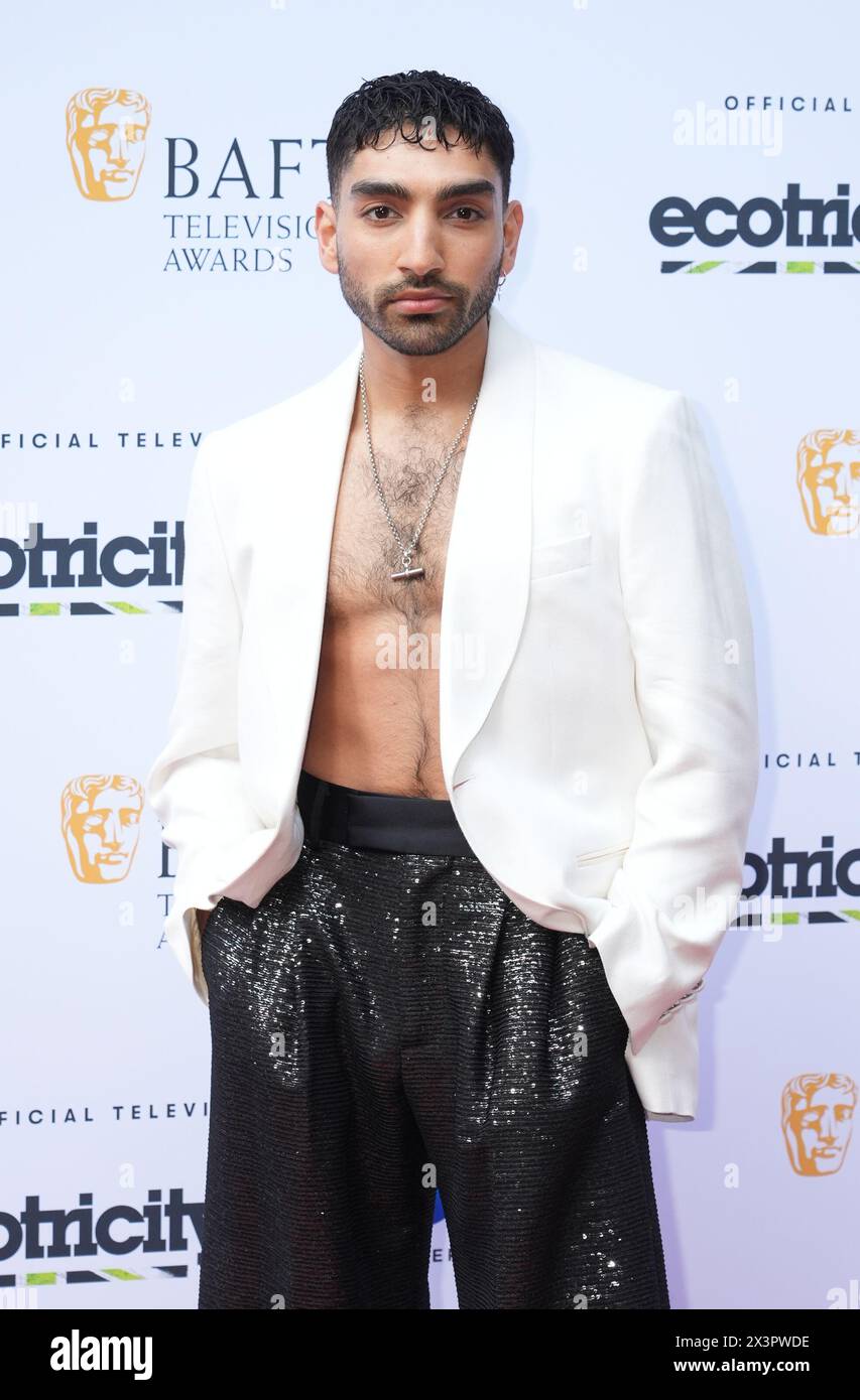 Mawaan Rizwan attends the Bafta Television Craft Awards at The Brewery in London. Picture date ...