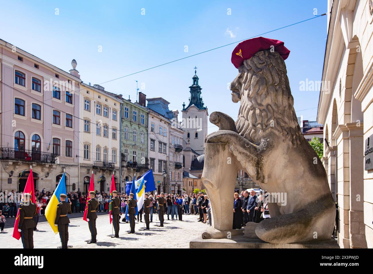 Lviv, Ukraine - April 27, 2024: Celebration of Lviv City Day 2024 Stock ...