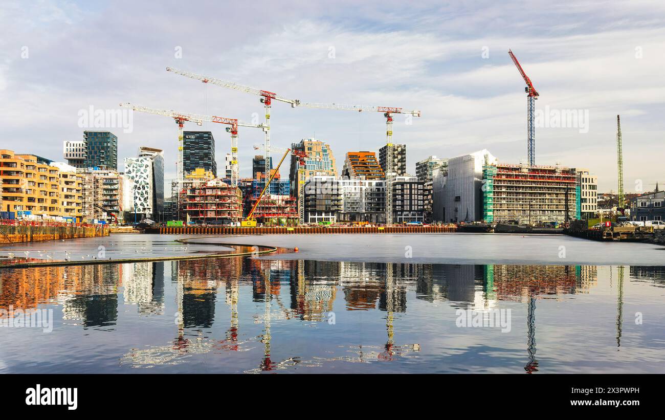 Oslo waterfront construction and development, Norway Stock Photo - Alamy