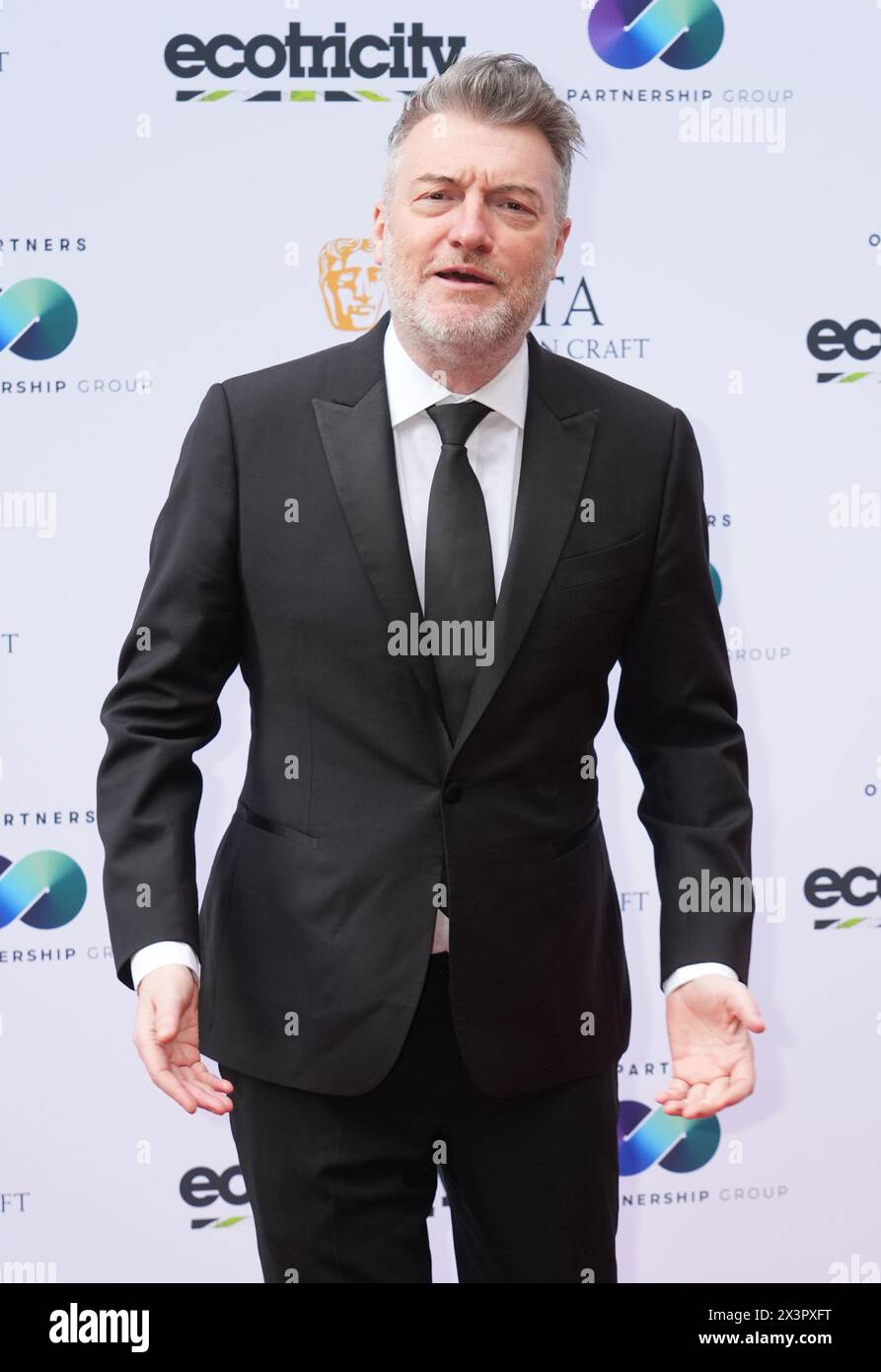 Charlie Brooker attends the Bafta Television Craft Awards at The ...