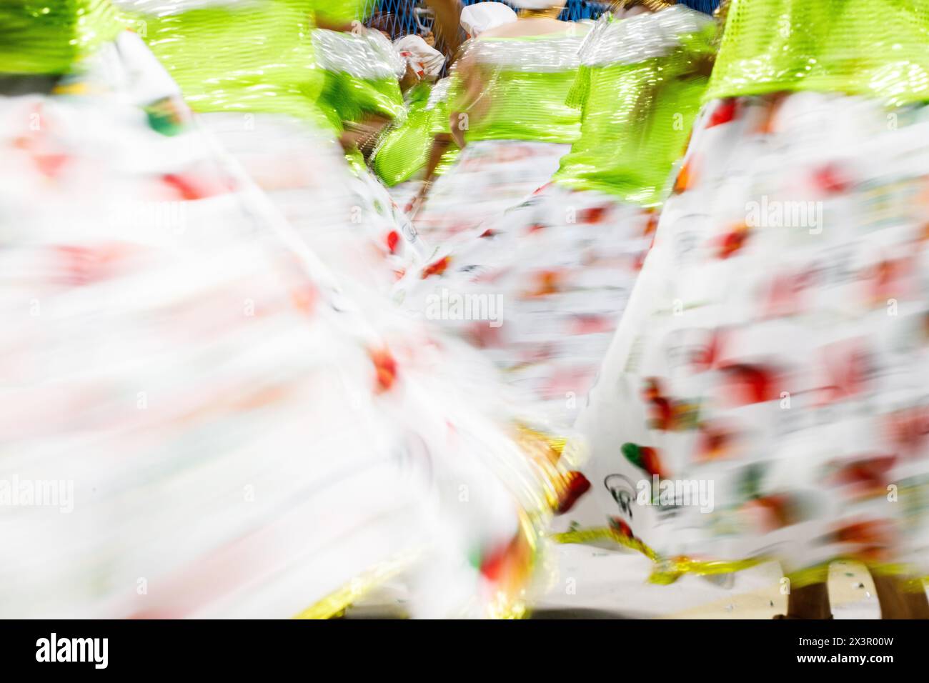 dance of a Bahian woman at low speed during carnival in Rio de Janeiro ...