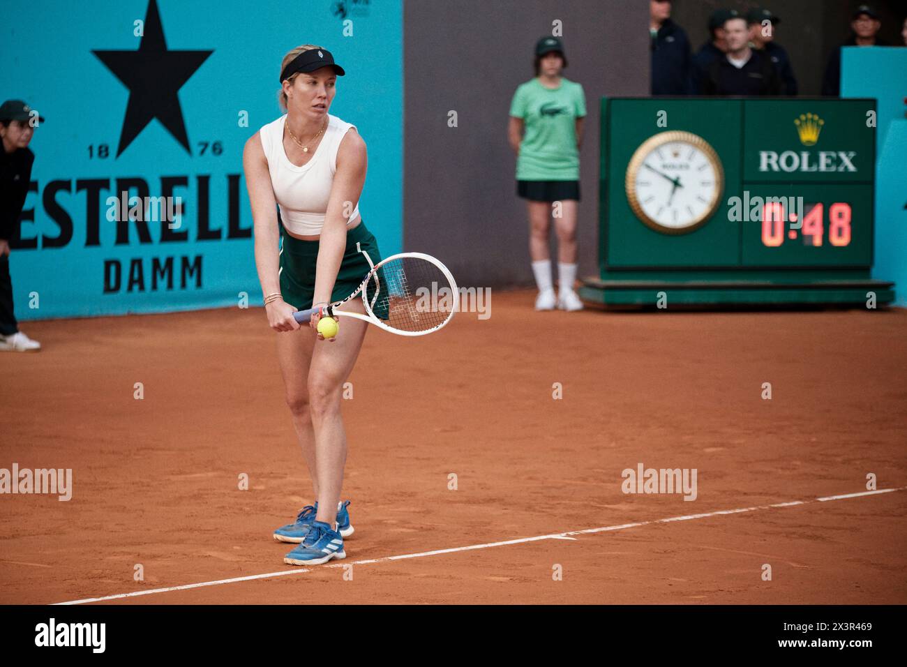 Madrid, Spain. 28th Apr, 2024. Tennis, individual Women: Mutua Madrid ...