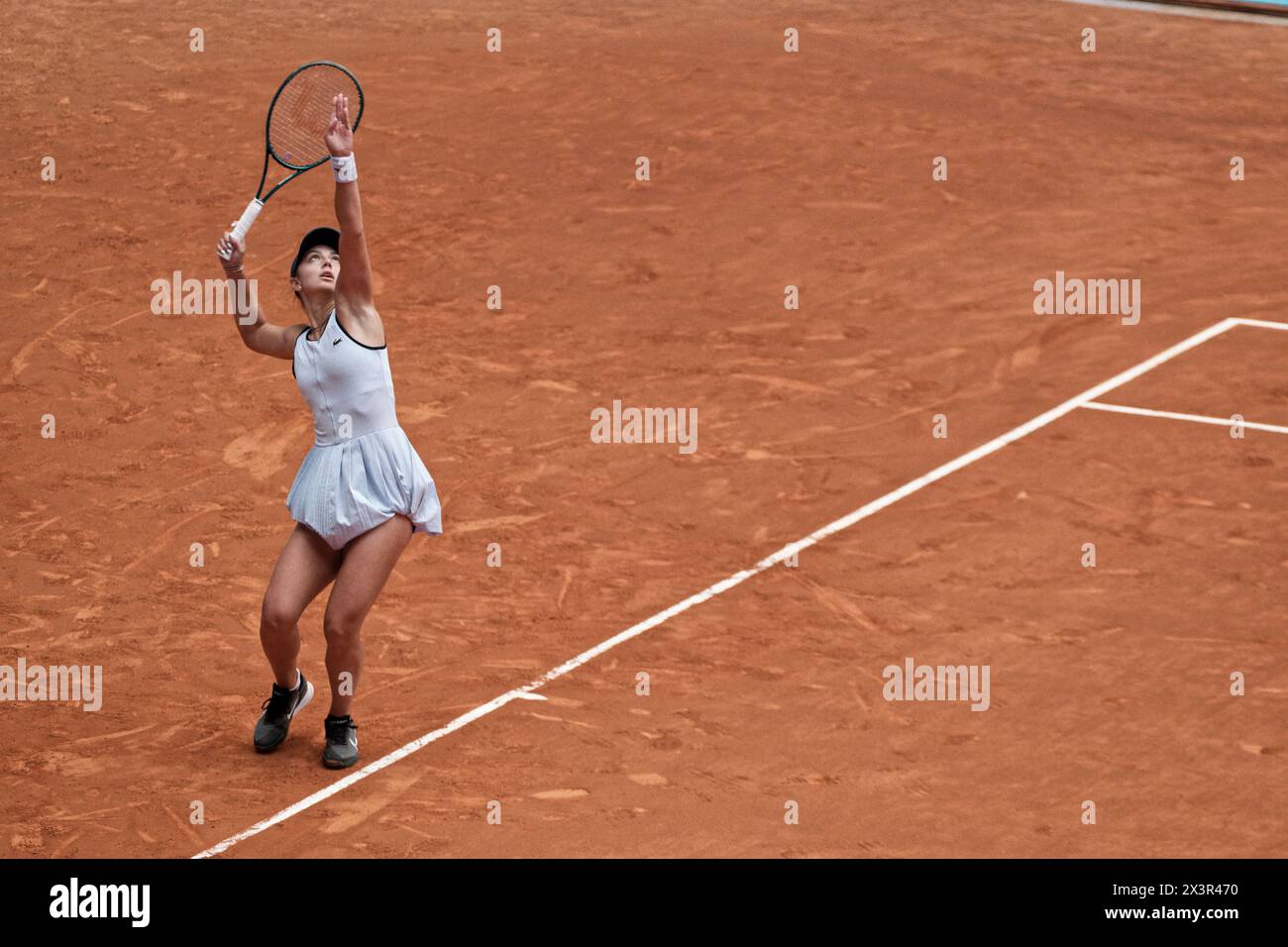 Madrid, Spain. 28th Apr, 2024. Tennis, individual Women: Mutua Madrid ...