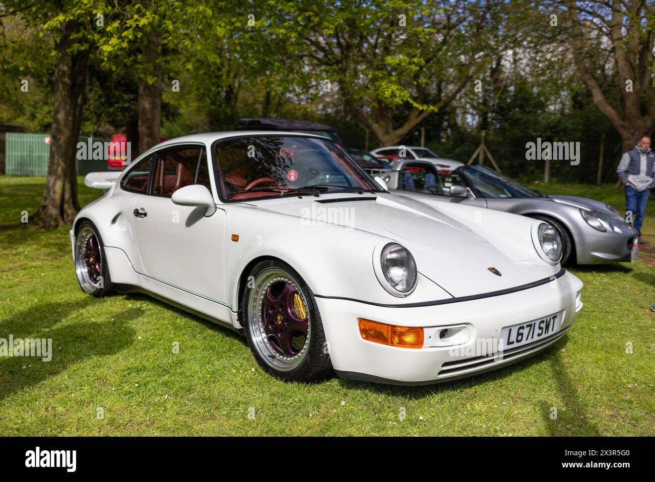 1993 Porsche 964 Turbo S, on display at the April Scramble held at the ...