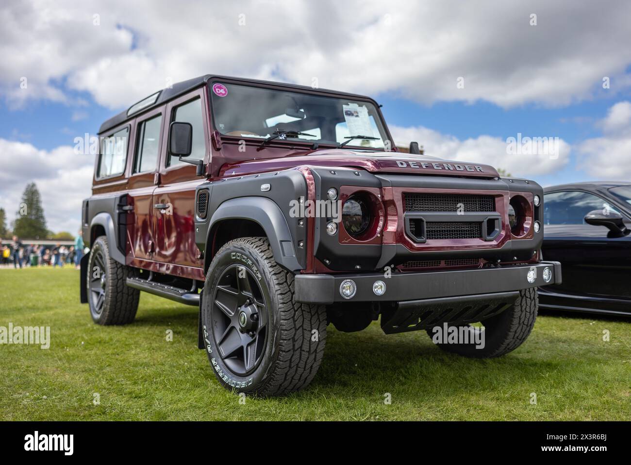 Land Rover Defender, on display at the April Scramble held at the ...