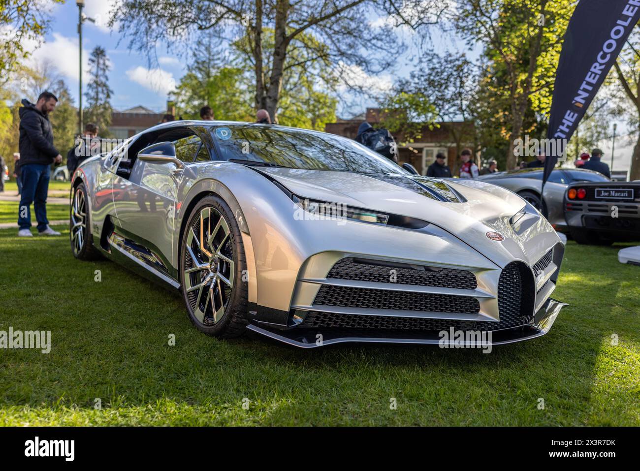 Bugatti Centodieci, on display at the April Scramble held at the ...