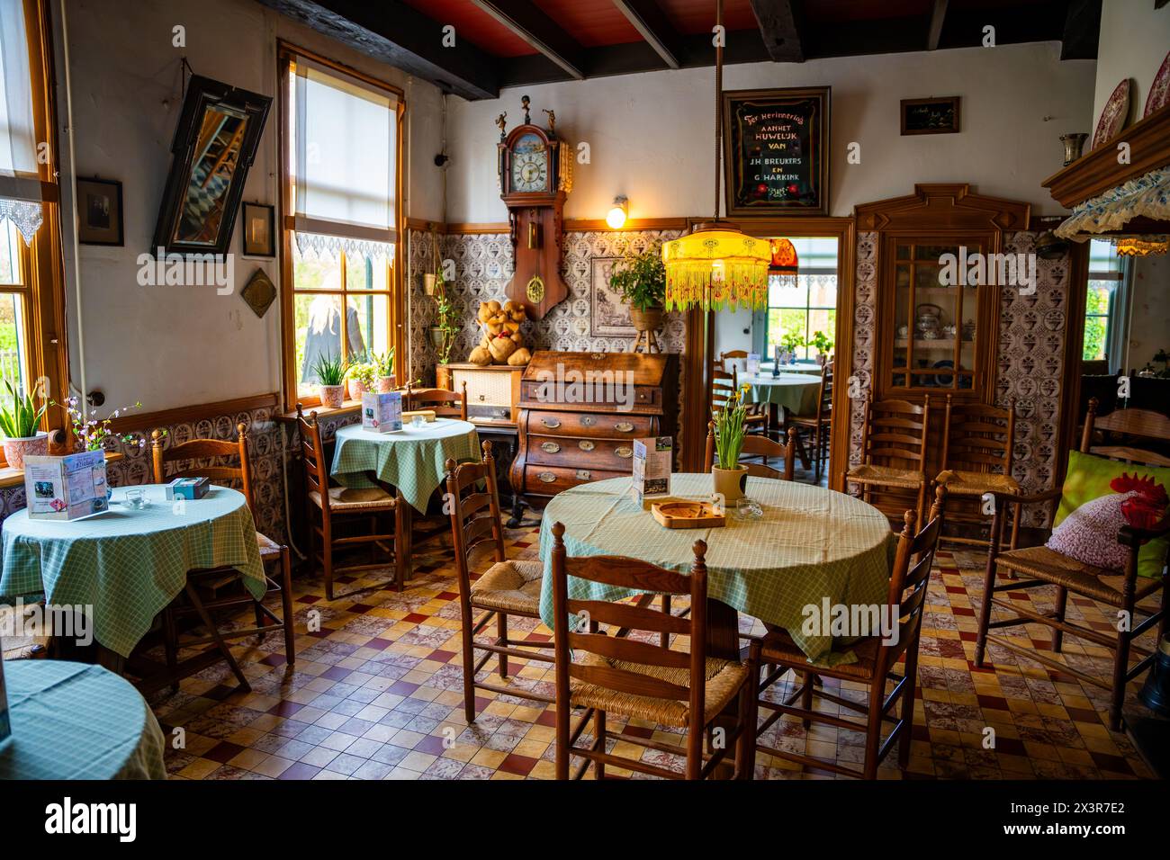 Gelselaar, Netherlands - April 6, 2024: Holland interior of old ...