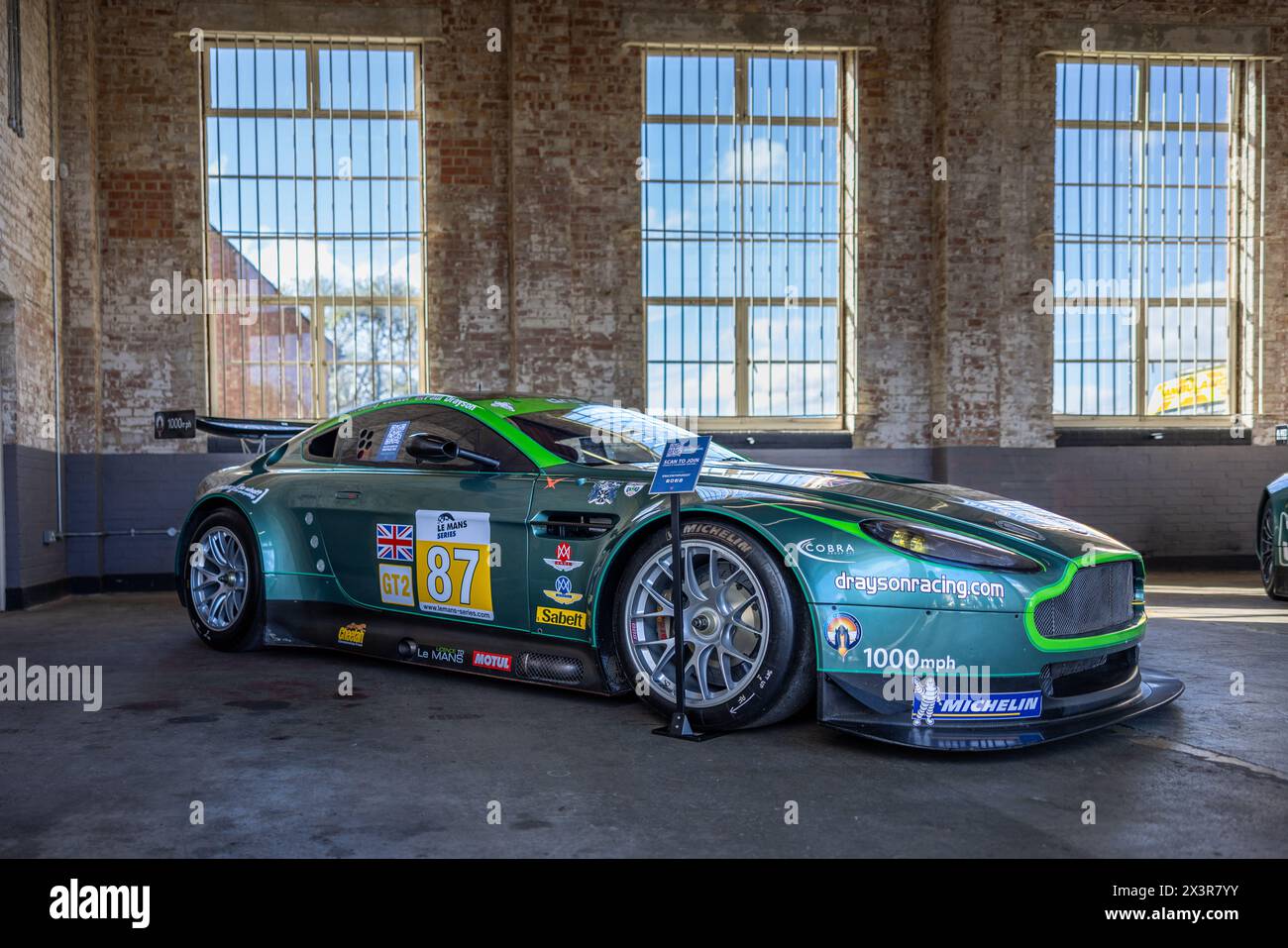 2009 Drayson Racing Aston Martin Vantage GT2, on display at the April ...
