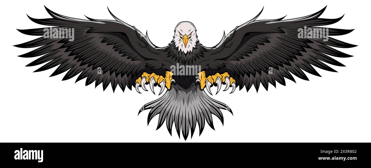 Eagle. Bald Eagle. National symbol of the USA. Stock Vector Image Stock ...