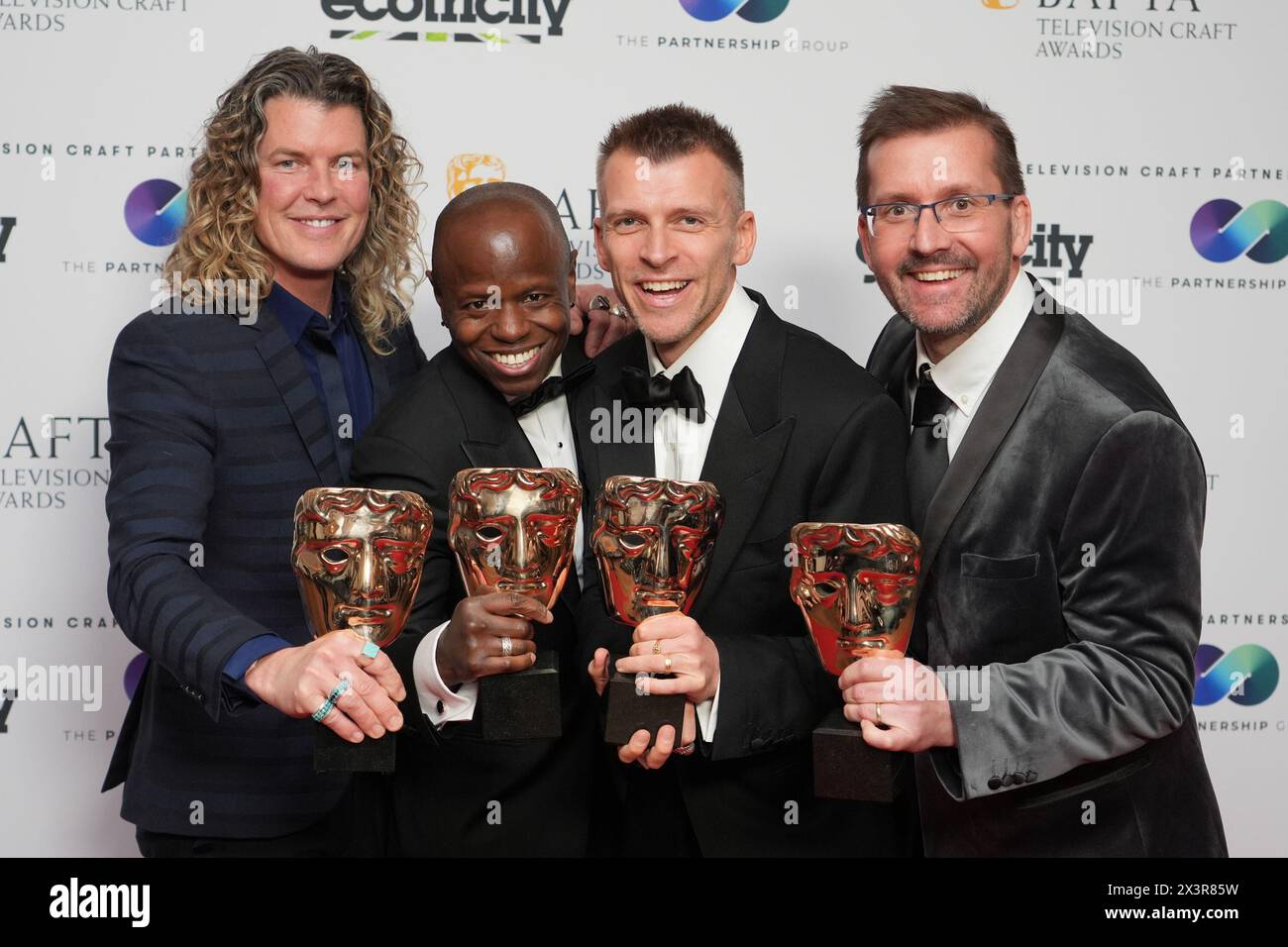 (left to right) Tim Routledge, Kojo Samuel, Michael Sharp and Dan ...