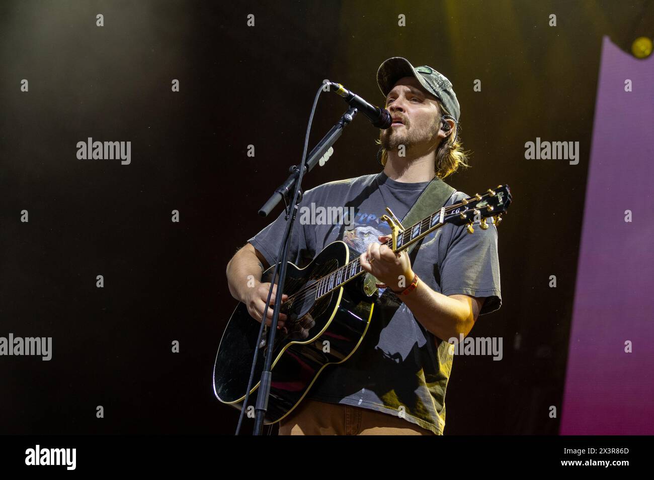 Indio, USA. 27th Apr, 2024. Musician Luke Grimes during the Stagecoach ...