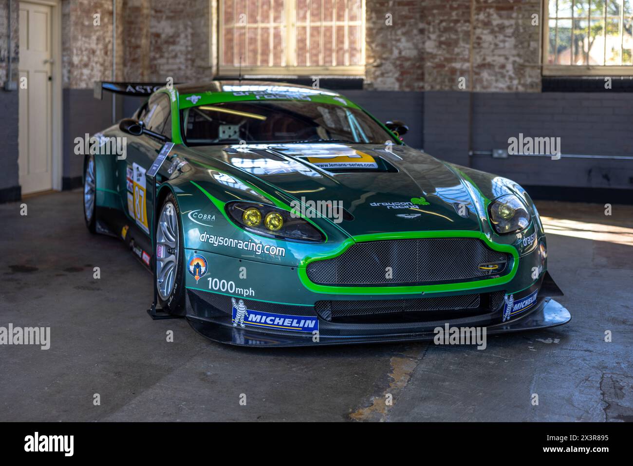 2009 Drayson Racing Aston Martin Vantage GT2, on display at the April ...