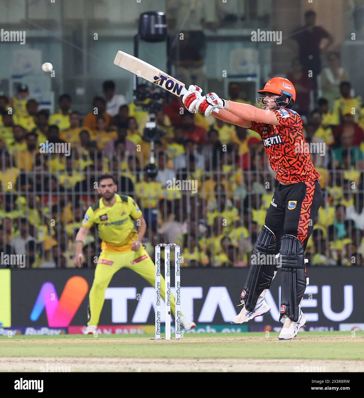 Tata IPL 2024 : Chennai, India. 28th Apr, 2024. Chennai Vs Hyderabad : CSK Vs SRH Chennai Super ...