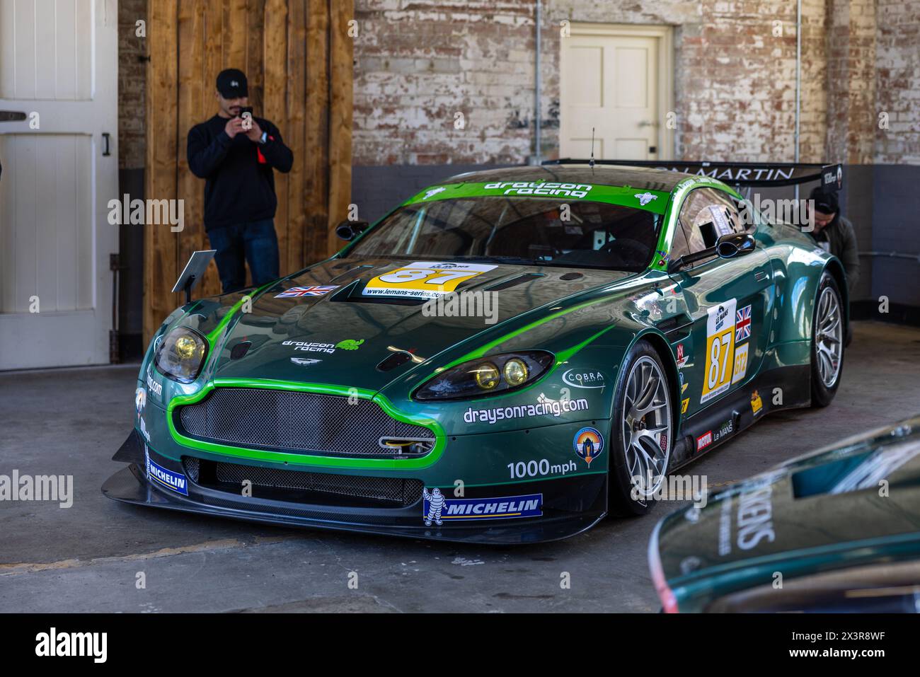 2009 Drayson Racing Aston Martin Vantage GT2, on display at the April ...