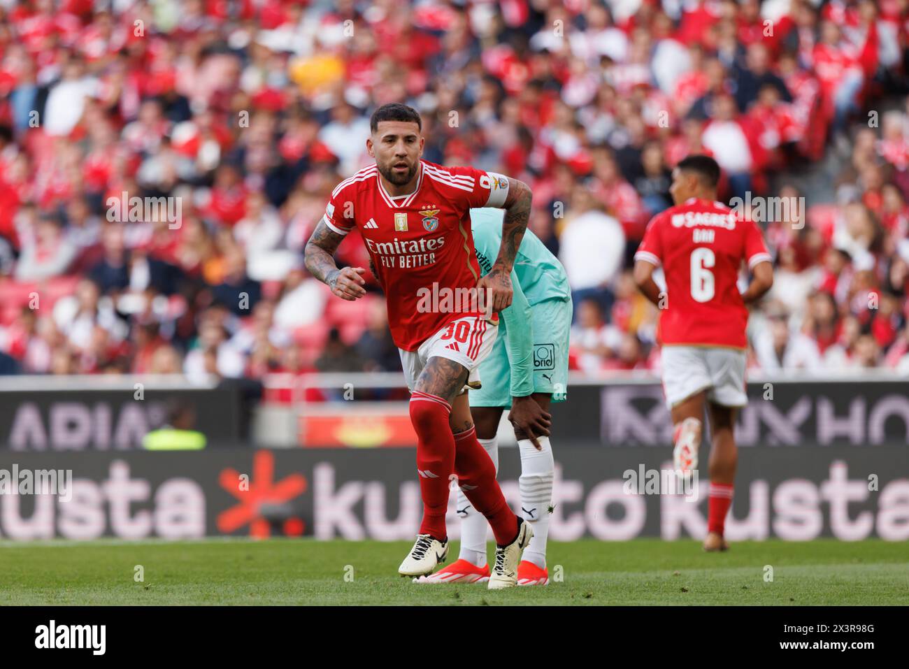 Nicolas Otamendi during Liga Portugal game between SL Benfica and SC ...