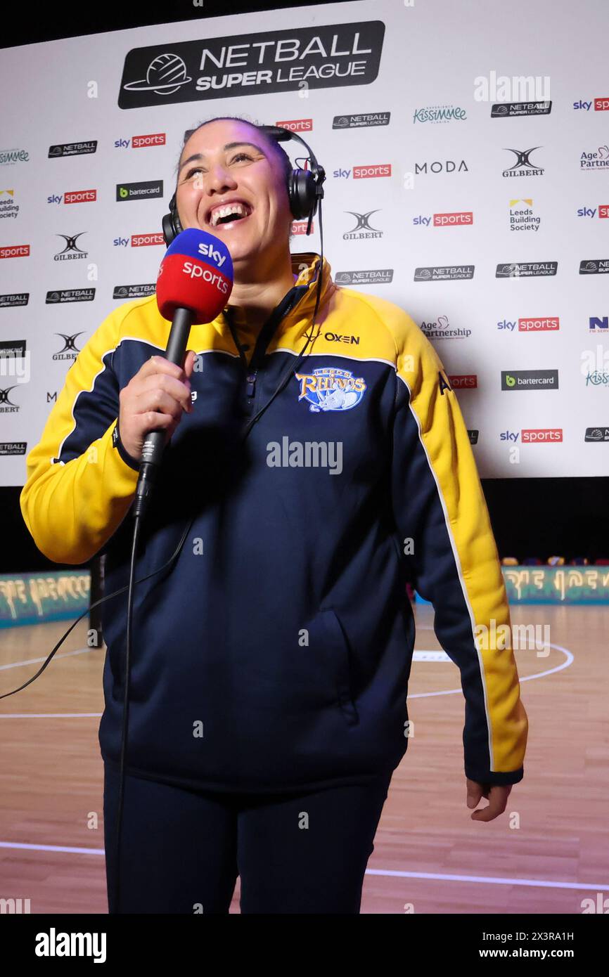 Leeds, UK. 28th Apr, 2024. First Direct Arena, Leeds, West Yorkshire ...