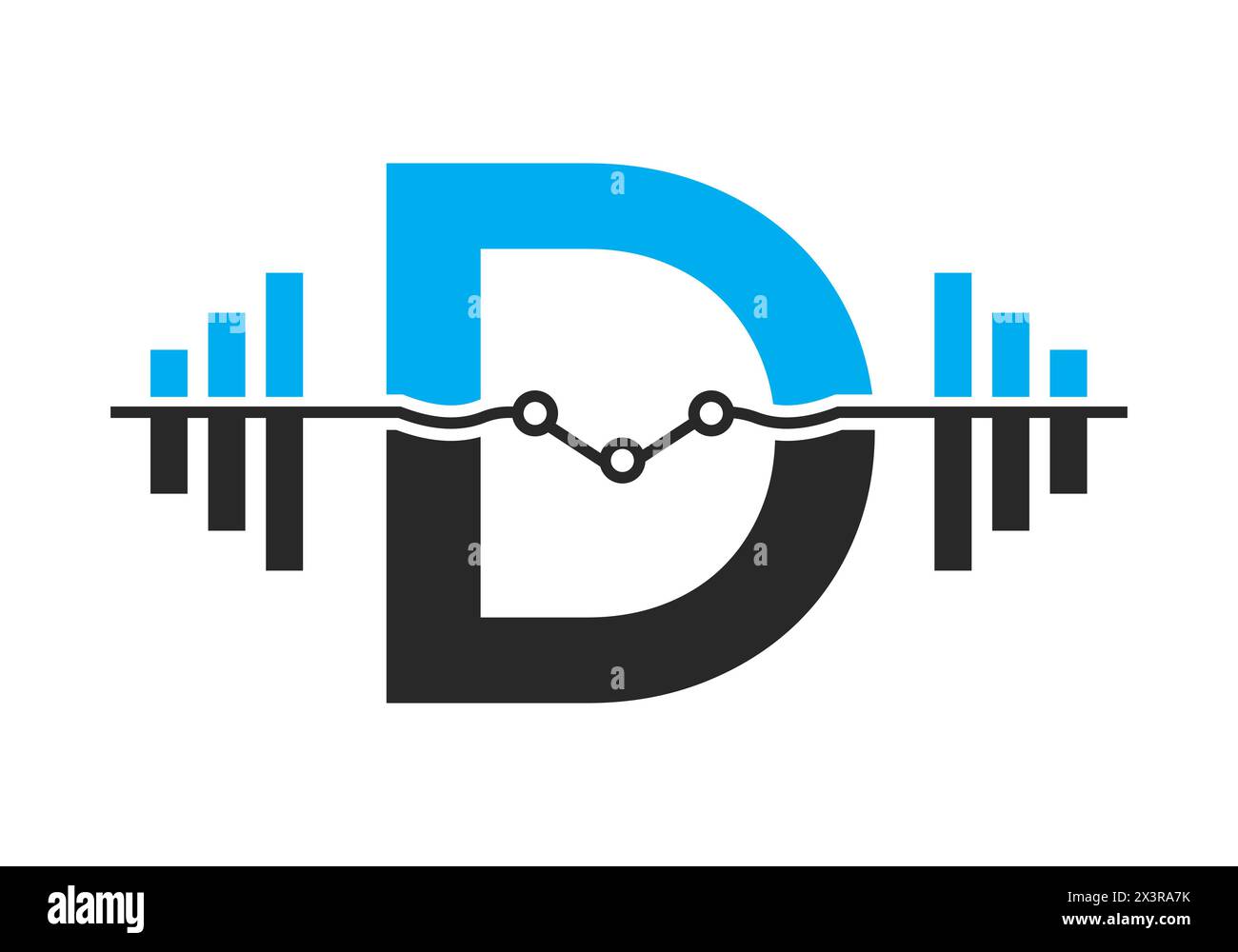 Initial Letter D Fitness Logo Concept With Dumbbell Icon. Gym Symbol ...