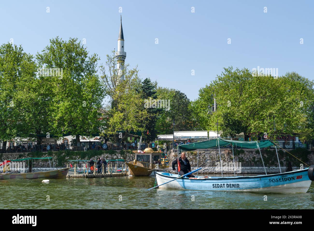 Bursa, Turkey - April 13, 2024: Daily life in Golyazi village with ...