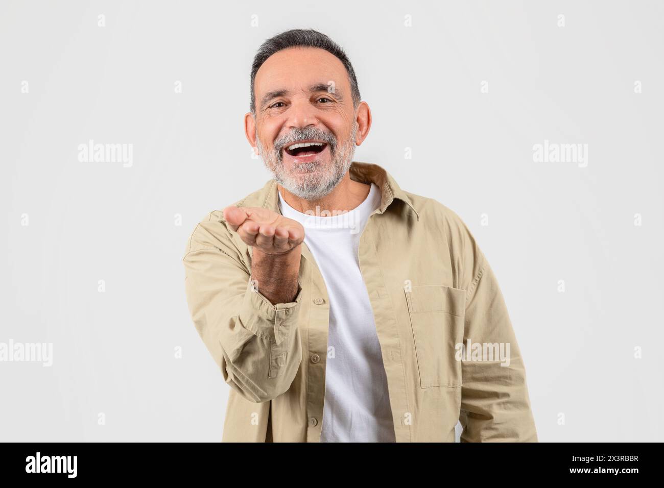 Funny old man face hi-res stock photography and images - Alamy