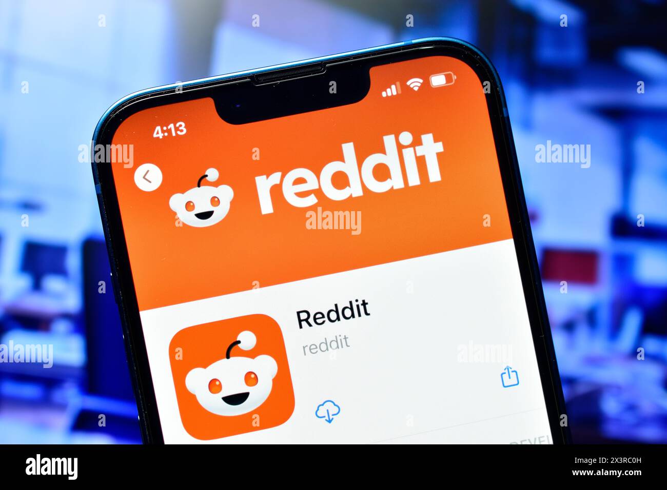 New Delhi, India 28 April 2024 :- Reddit social media application on ...