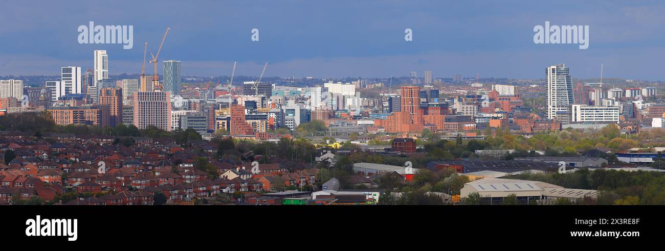 Panoramic view of Leeds City Centre,West Yorkshire,UK Stock Photo - Alamy