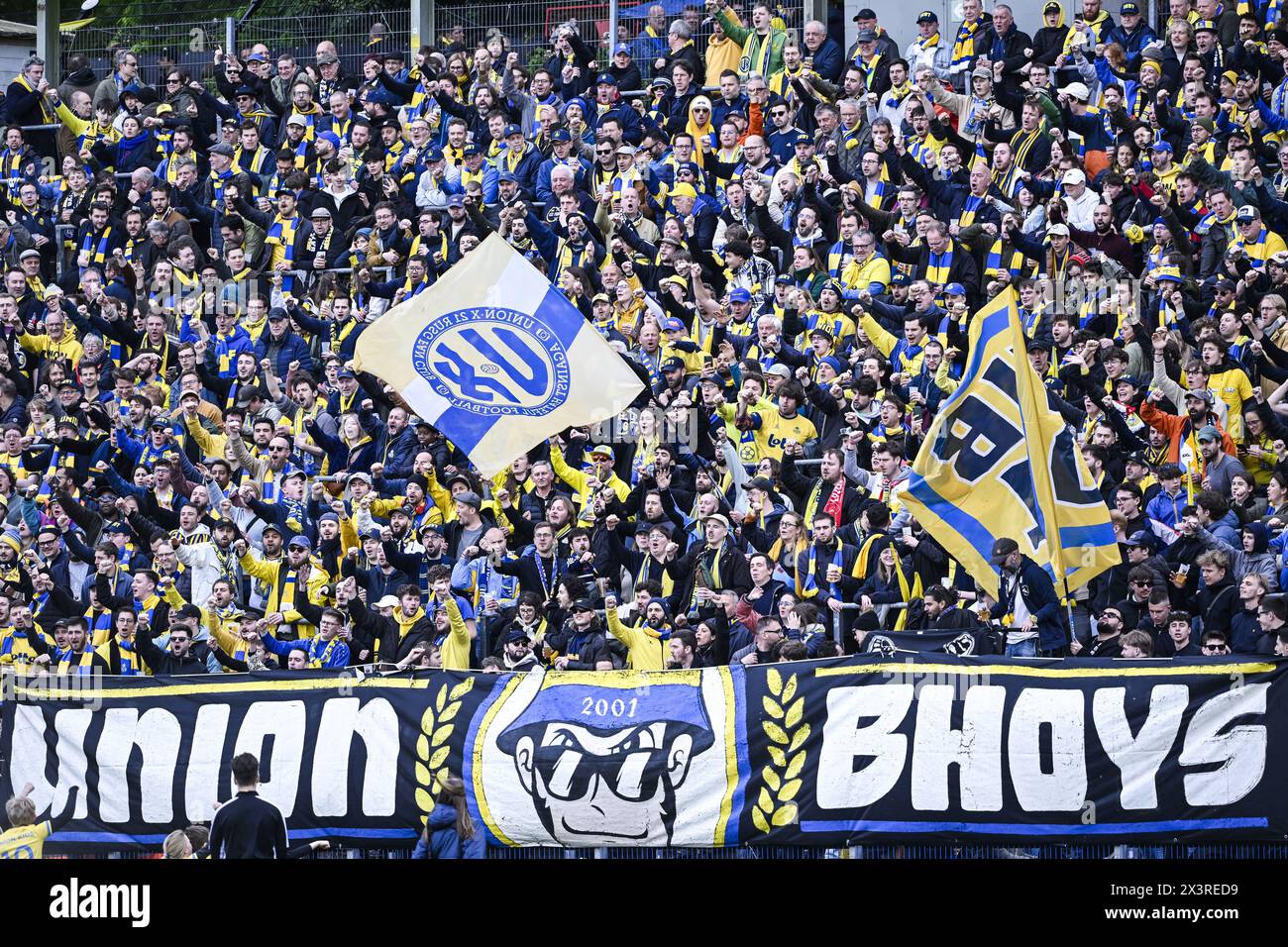Union's supporters pictured at the start of a soccer match between ...