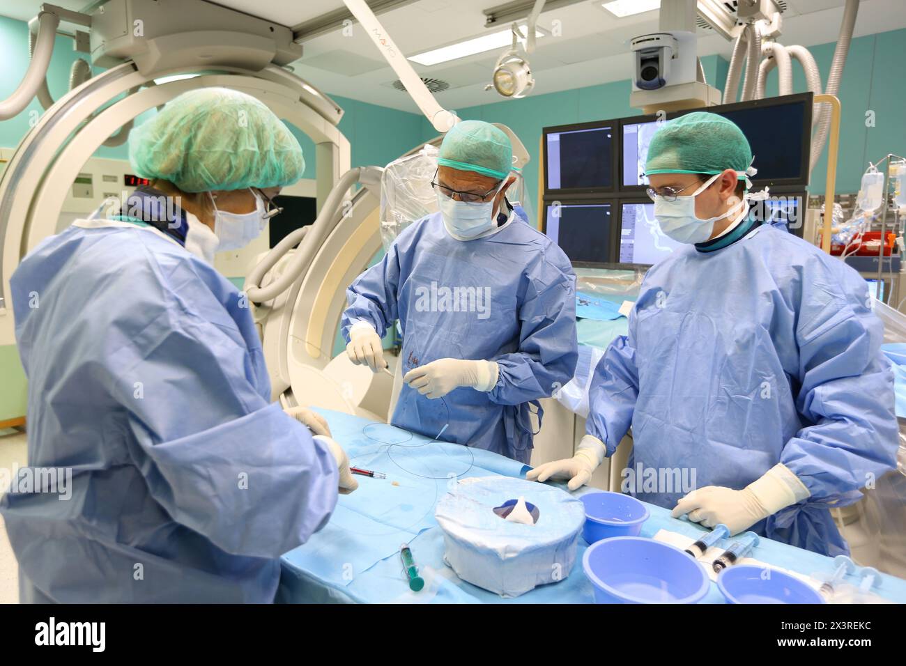 Surgery preparation, Planification, Interventional Neuroradiology ...