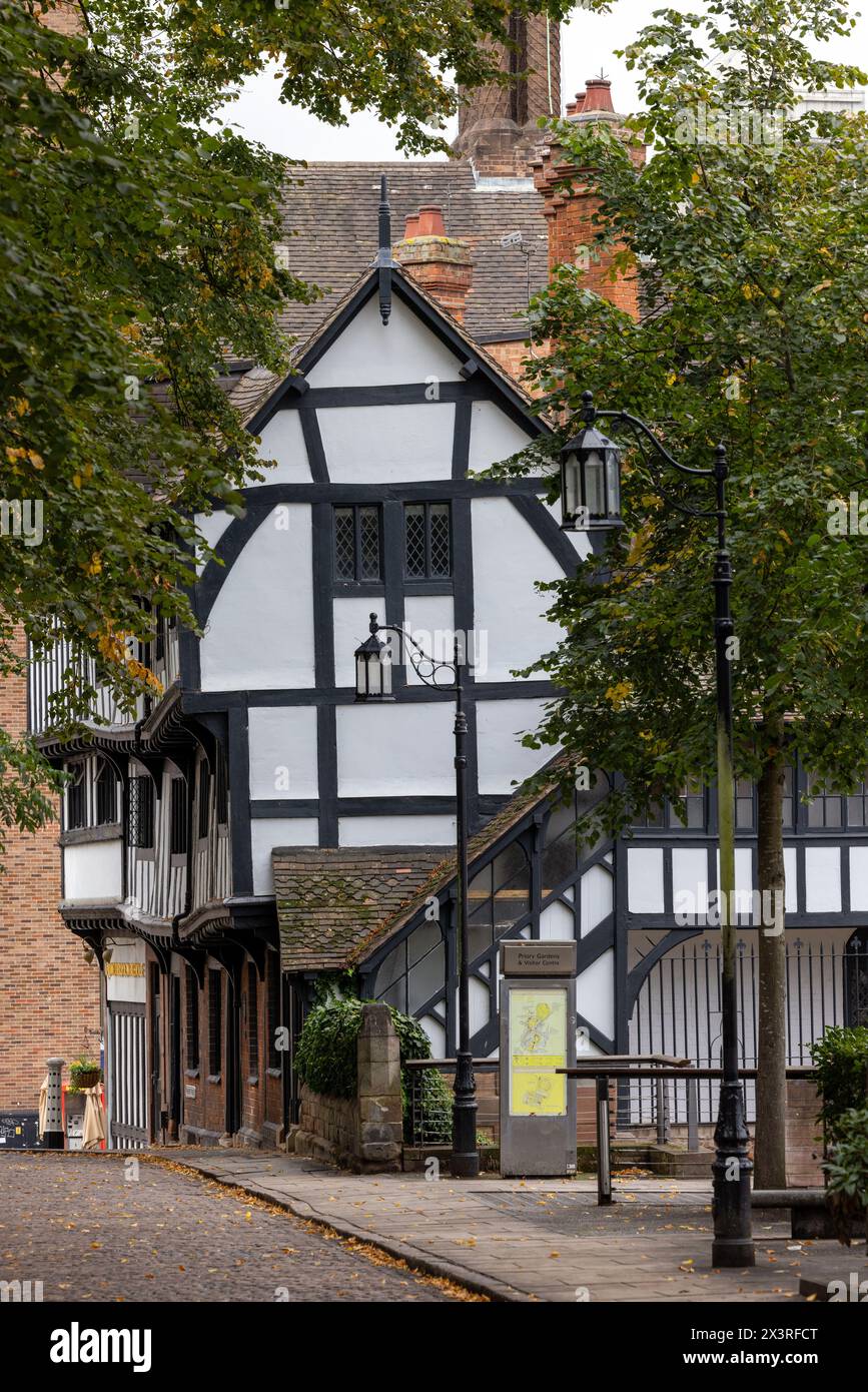 Buildings on Priory Row, Coventry Stock Photo - Alamy
