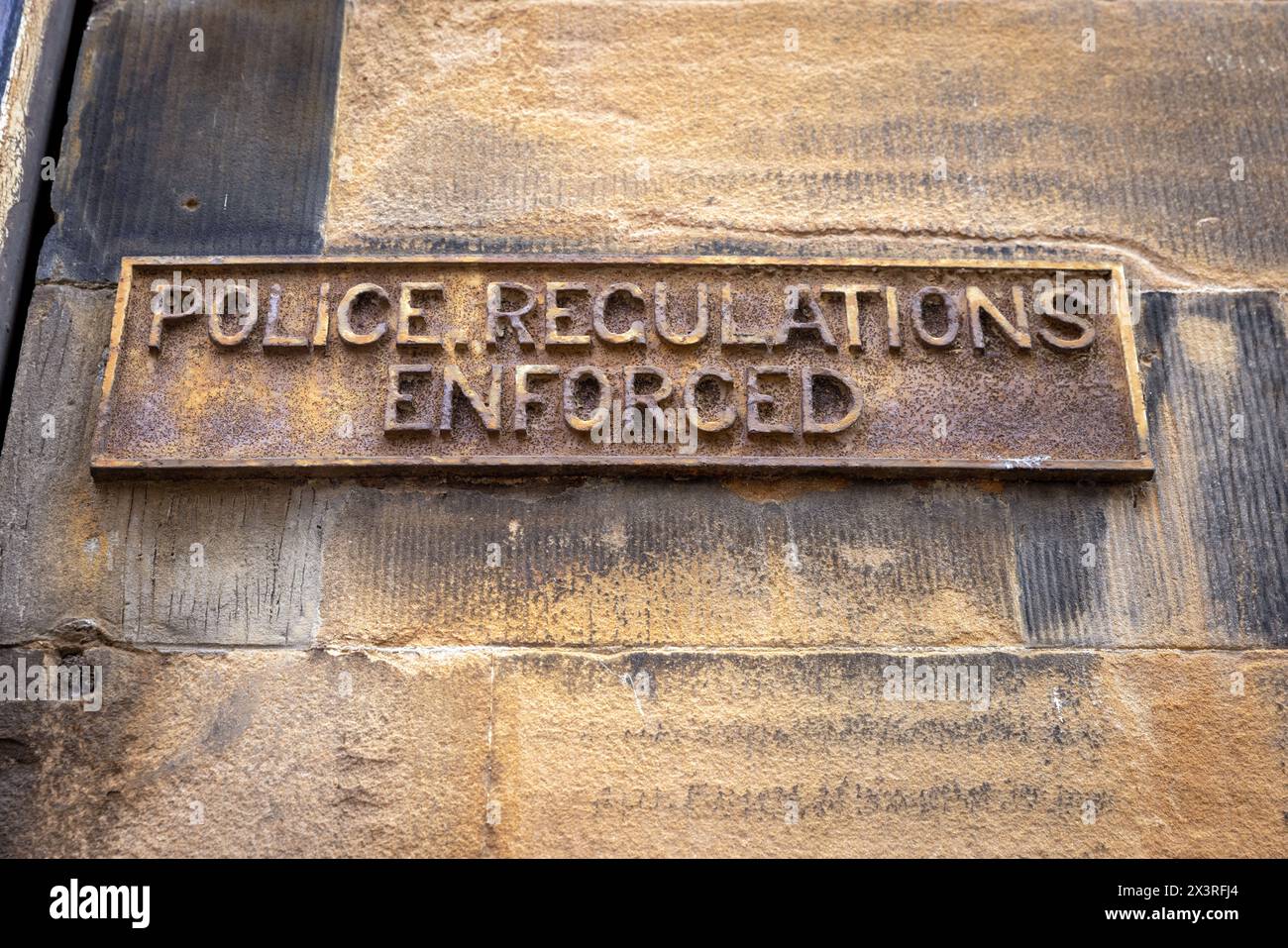 Police regulations enforced hi-res stock photography and images - Alamy
