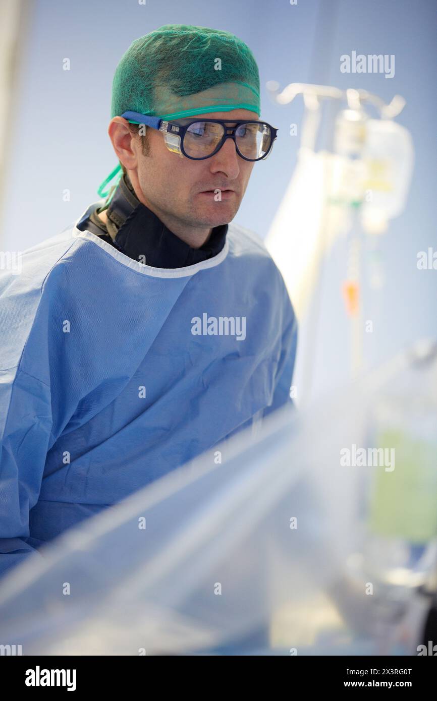 Angioplasty, Stenting in coronary arteries, Hemodynamic, Operating room ...