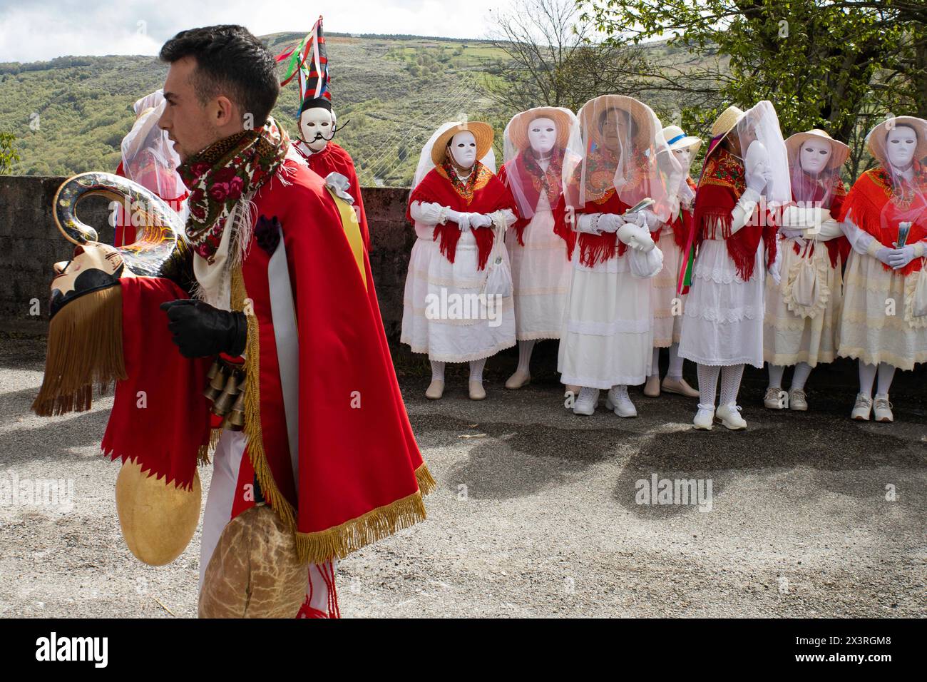 Galicia, Spain. April 28, 2024: VilariÃ±o de Conso, Ourense, Spain ...