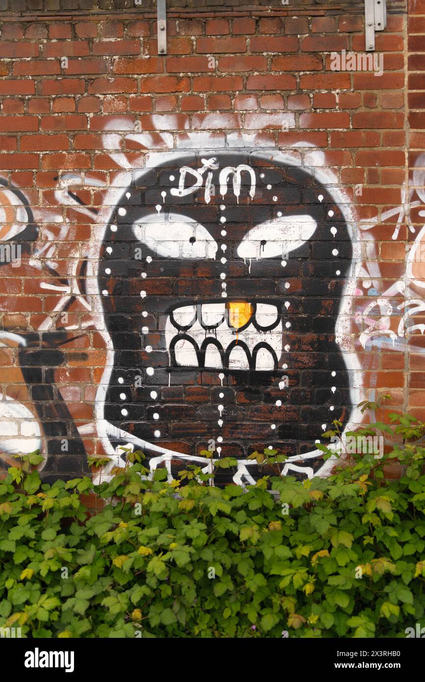 Graffiti, wall, Banksy, spray-paint, public space, colourful, satirical ...