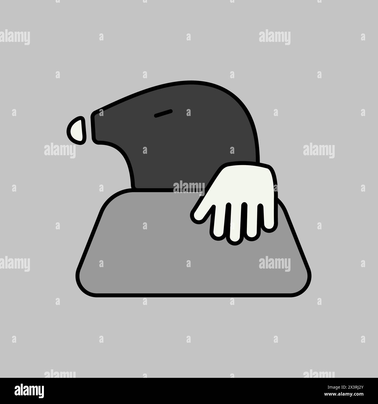 Soil molehill Stock Vector Images - Alamy