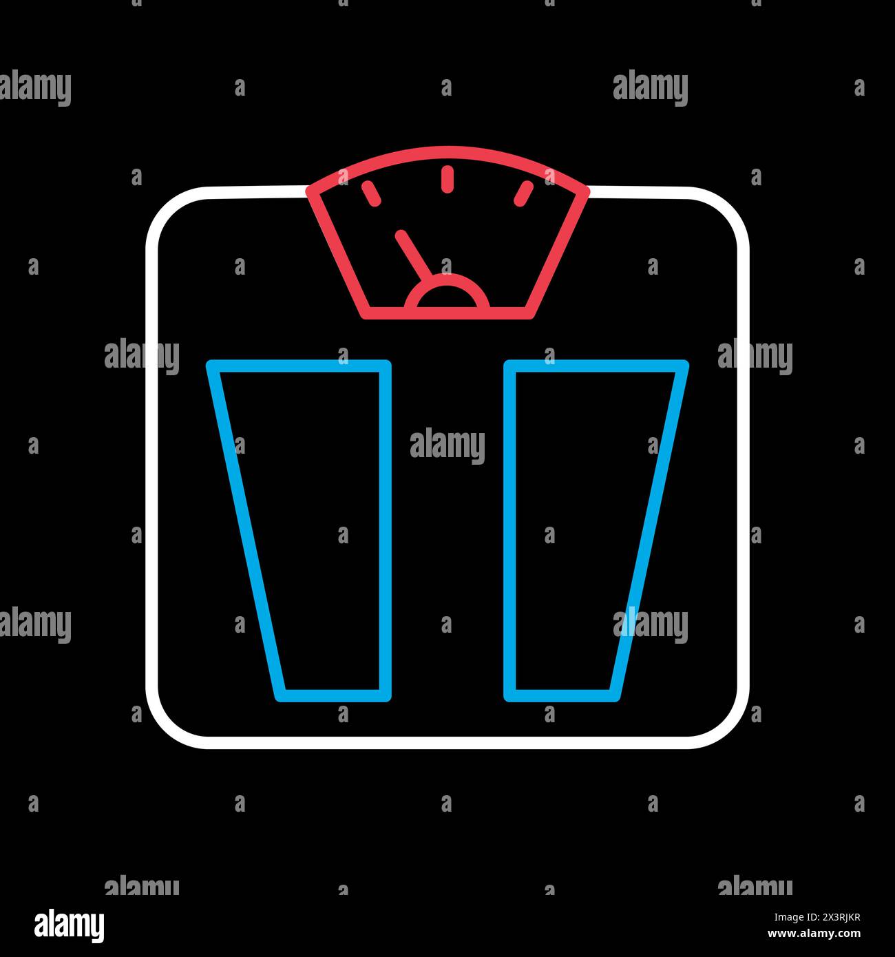 Floor balance icon outline Stock Vector Images - Alamy