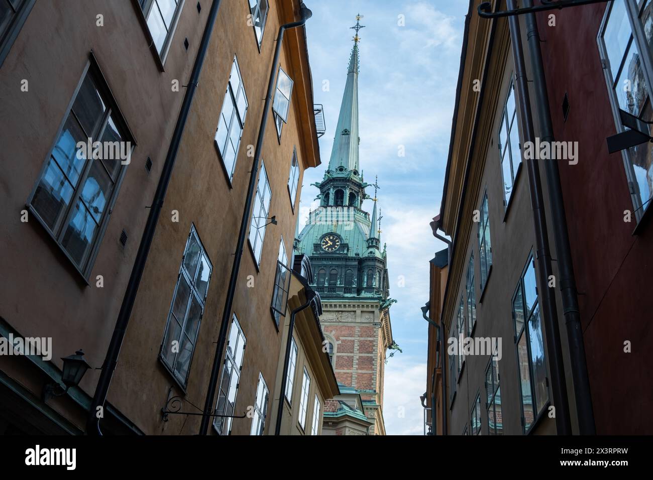 German or St. Gertrude Church, Tyska Kyrkan in Gamla Stan Old Town ...