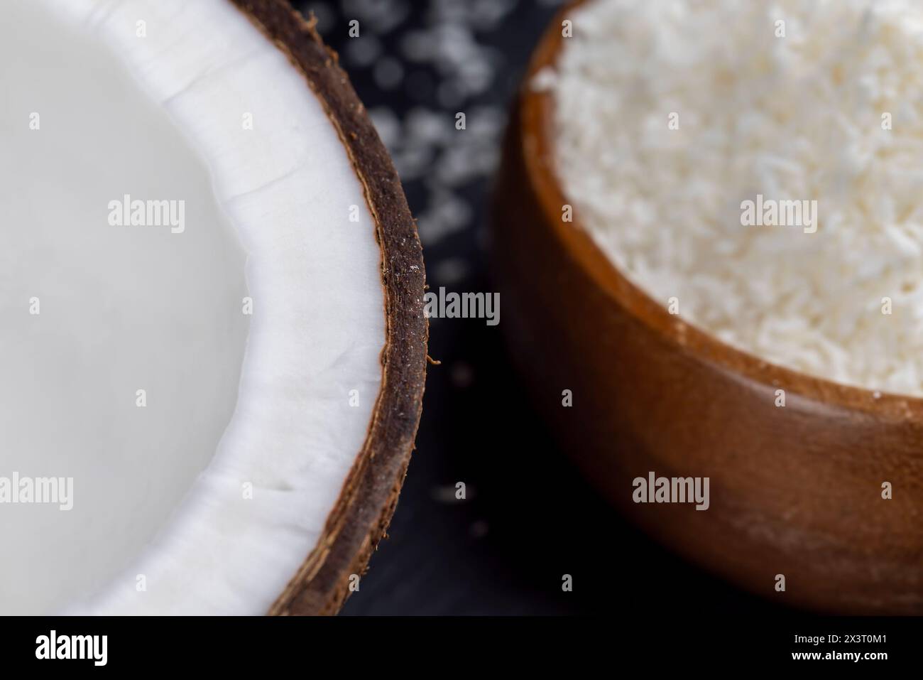 dry white coconut chips for adding to desserts, finely chopped coconut ...